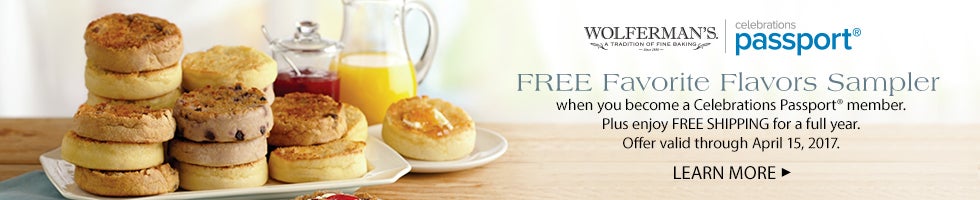 Wolferman's Gourmet Baked Goods, English Muffins & Breakfast Gifts