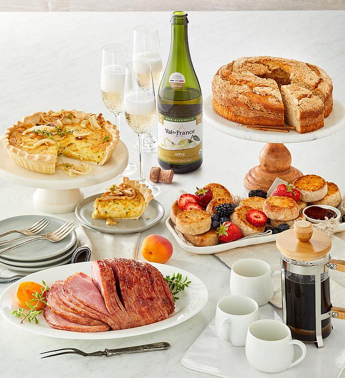 Deluxe Ham Brunch Banquet with Sparkling Cider
